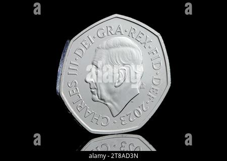 2023 King Charles III Definitive 50 pence coin due to enter general ...