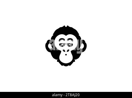 monkey minimal style icon illustration design Stock Vector Image & Art ...