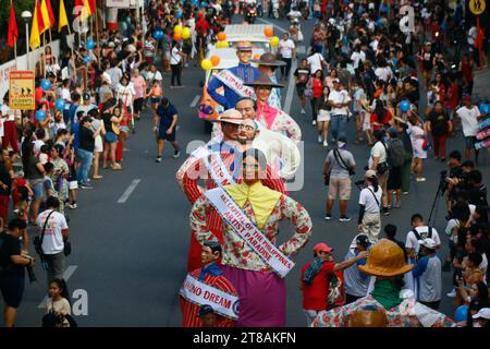 November 19, 2023, Angono, Rizal, Philippines: A papier-mache statues ...