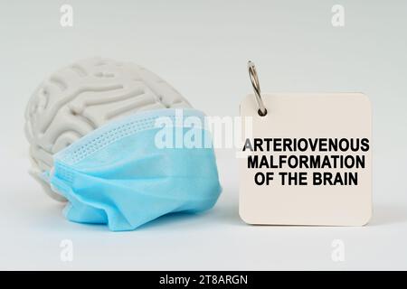 Arteriovenous malformation, MRI scan Stock Photo - Alamy