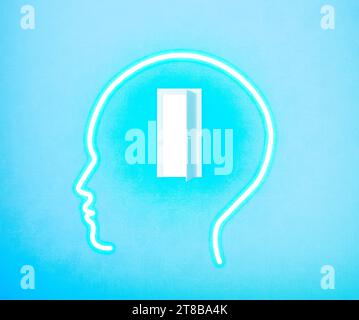 The door of the mind, access the secrets of the brain, thoughts ...