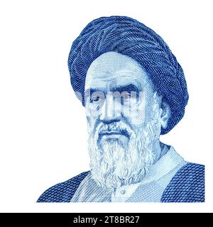 AYATOLLAH RUHOLLAH KHOMEINI (1900-1989) First Supreme Leader of Iran ...