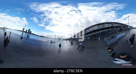 360° view of Amsterdam Central Station - Alamy
