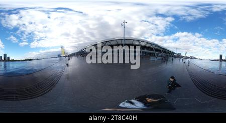 360° view of Amsterdam Central Station - Alamy