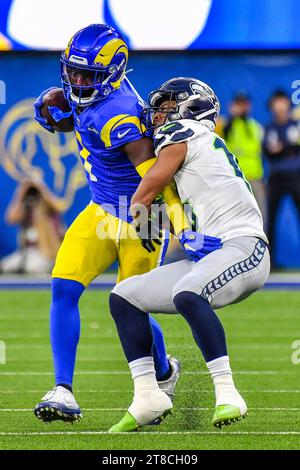 Seattle Seahawks cornerback Derion Kendrick (1) runs during an NFL ...