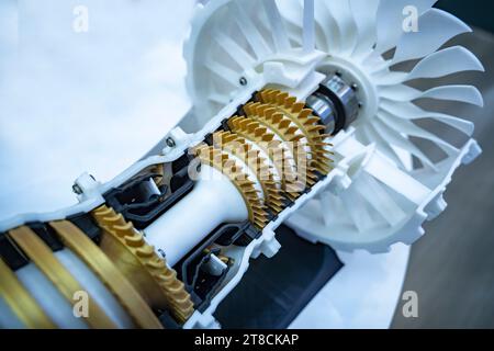 3D printer jet engine printed model plastic Stock Photo - Alamy