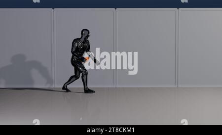 Weapons Detection System. AI electronic scanning system detectors for ...