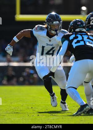 Tennessee Titans wide receiver Colton Dowell (14) makes a catch during ...