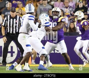 LSU defensive tackle Jordan Jefferson (99) takes the field during the ...