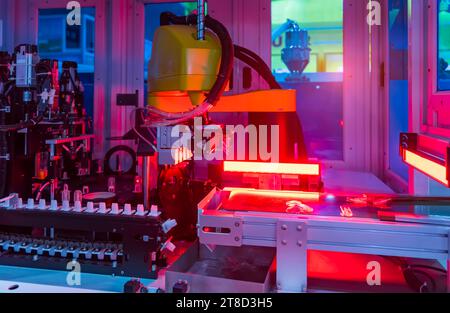 automatic vision sensor camera system in intellegence pcb factory ...