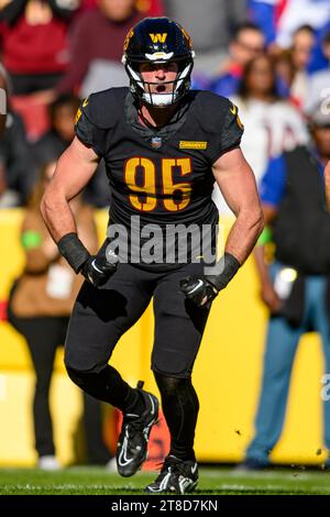 Landover, MD, USA. 19th Nov, 2023. Washington Commanders head coach Ron ...