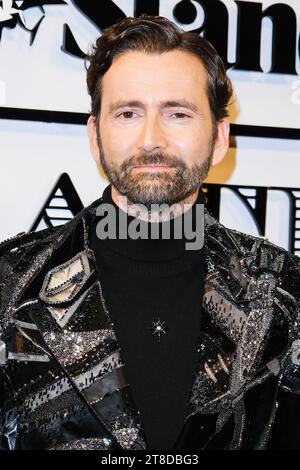 London, UK. David Tennant photographed arriving at the Evening Standard ...