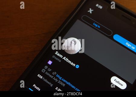 Open AI CEO Sam Altman, center, speaks with boxer Jake Paul and ...
