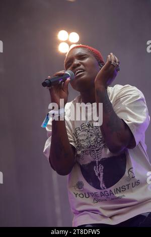 Estelle performs live on stage at GAY at Heaven, London Stock Photo - Alamy