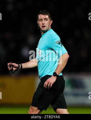 Referee Scott Simpson during the Sky Bet EFL League Two match between ...