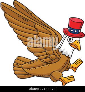 American Eagle Cartoon Colored Clipart Stock Vector Image & Art - Alamy