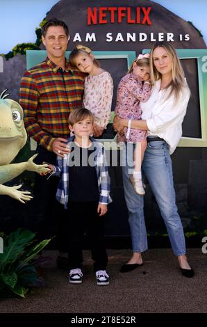 WESTWOOD, CA - NOVEMBER 19: Samuel Page, Cassidy Boesch, Family at the ...