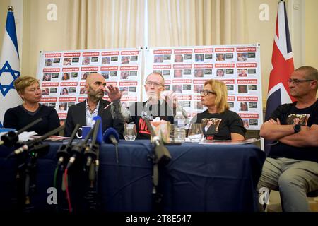 Family members of Israeli hostages who are currently being held in Gaza ...