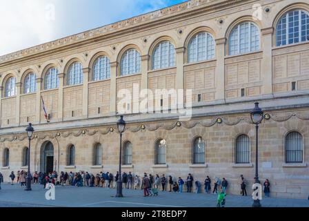 The historic building of Sorbonne University (Sorbonne Université), a ...