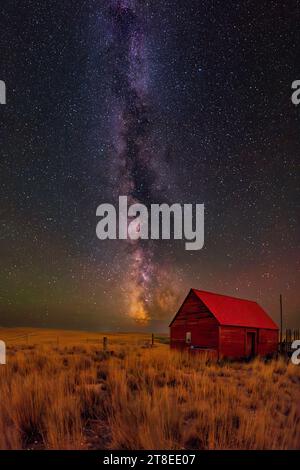 Milky Way galaxy in Grasslands National Park Stock Photo - Alamy