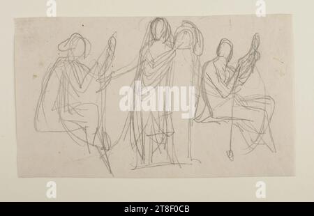 The Fates, Bertel Thorvaldsen, 1770-1844, 1864, Sculpture, Relief, The ...