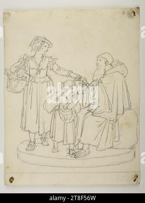 Roman Genre Scene, Bartolomeo Pinelli, 1781-1835, 1834 - 1835, Drawing ...