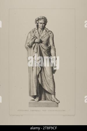 Friedrich Schiller, No earlier than 1836, Drawing, Paper, Color ...