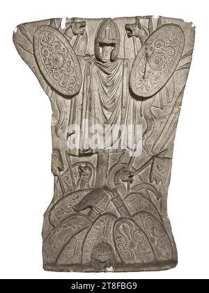 Relief with trophy of Dacian weapons, 113, Sculpture, Relief, Cast ...
