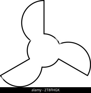 Motorboat color line icon. Isolated vector element. Outline pictogram ...