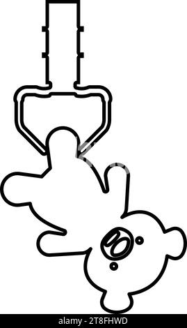 crane robot line icon vector illustration Stock Vector Image & Art - Alamy