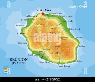 Port Louis vector map. Detailed map of Port Louis city administrative ...