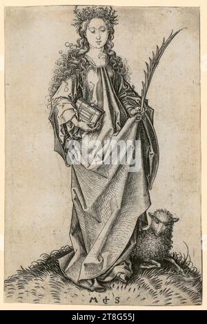 Martin Schongauer (1450 um - 1491), artist, Risen Christ appears to ...