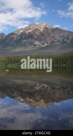 Pyramid Mountain, Jasper NP Stock Photo - Alamy