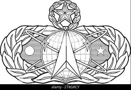 USAF - Occupational Badge - Master Space and Missile Stock Photo - Alamy