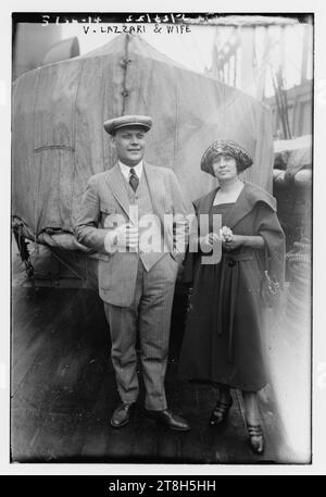 V. Lazzari and wife Stock Photo - Alamy