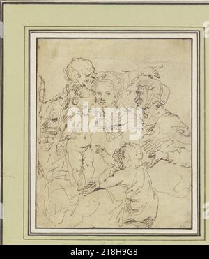 The Holy Family with Saints Elisabeth and John the Baptist - by ...