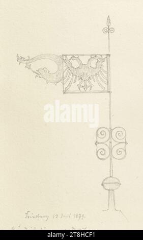CARL THEODOR REIFFENSTEIN, coat of arms window of the Ravensburg town ...