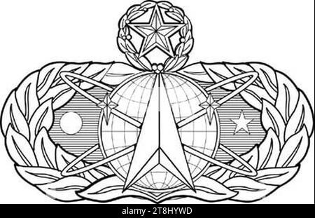 USAF - Occupational Badge - Space and Missile-Master Stock Photo - Alamy
