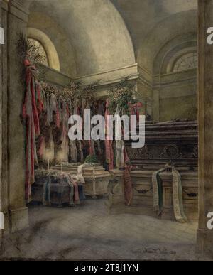 Edmund Krenn The Capuchin crypt, the coffin of Emperor Maximilians from ...