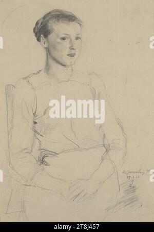 Switbert Lobisser The Jamelnig Thresl. Pencil 1922 , 1922 Stock Photo ...