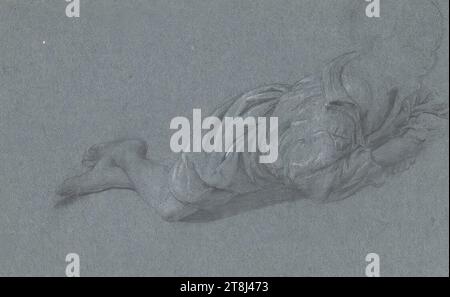 Ludwig Heinrich Wittich On the stomach. Pencil, heighted with white ...