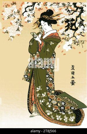 This ukiyo-e woodblock print by Utagawa Toyokuni I depicts the kabuki ...