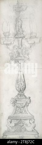 Study sheet with candlestick Stock Photo - Alamy