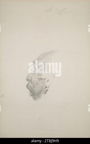 Head study in profile, sketchbook Canon Hans; 27 paginated pages, Hans ...