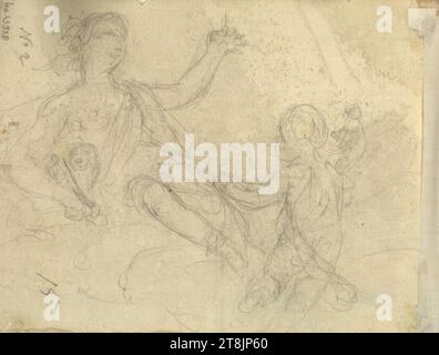 Abraham Bloemaert Angel and putto. Pencil Stock Photo - Alamy
