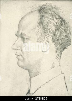 Emil Orlik Wilhelm Furtwängler. Etching; Roulette; Cold needle ...