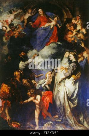 Van Dyck - Madonna del Rosario - Palermo Stock Photo - Alamy