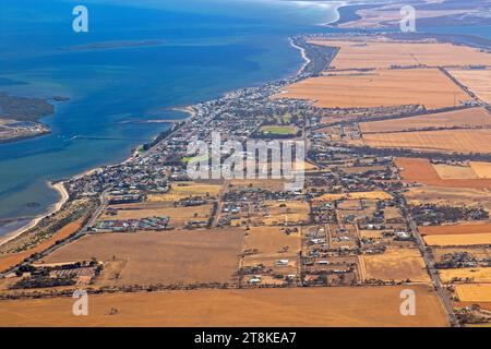 Aerial of Port Broughton Stock Photo - Alamy