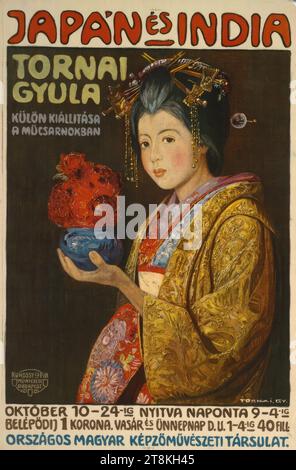 Gyula Tornai Japan and India; Gyula Tornai. Color around 1900 Stock ...