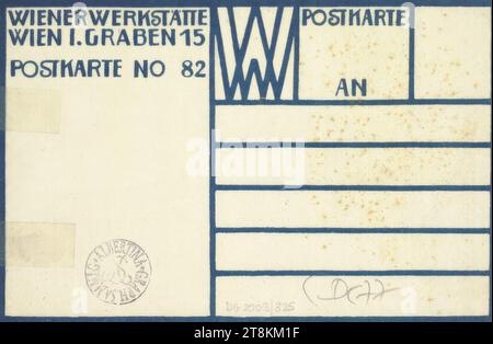 Moriz Jung Postcard No. 82 of the Wiener Werkstätte: Varieten number 4 ...